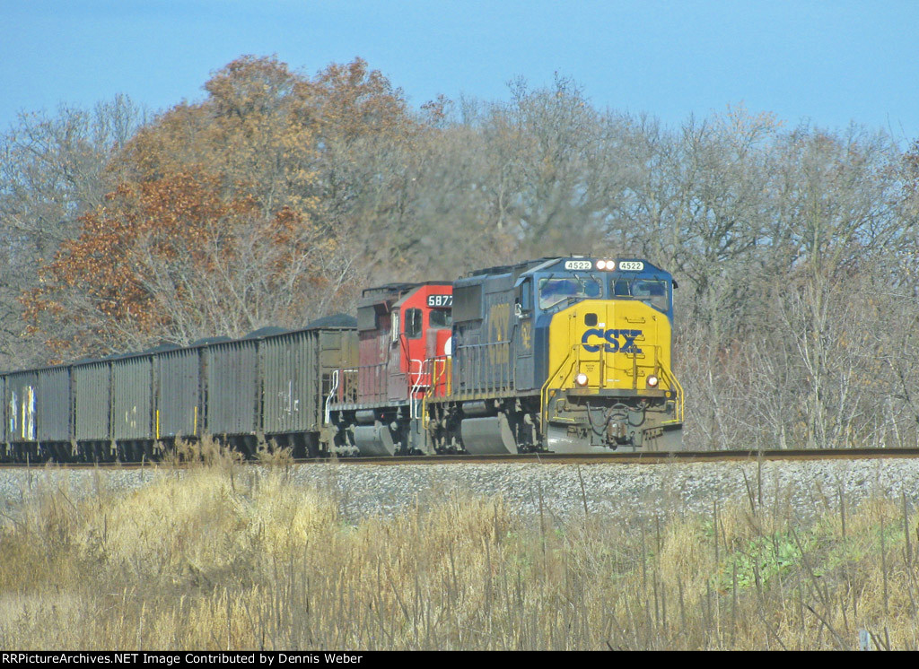CSXT 4522, CP's River Sub.
